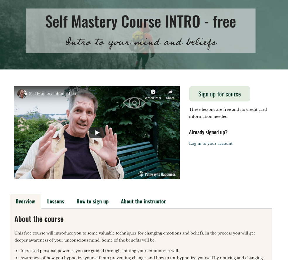 Whats new - Pathway to Happiness